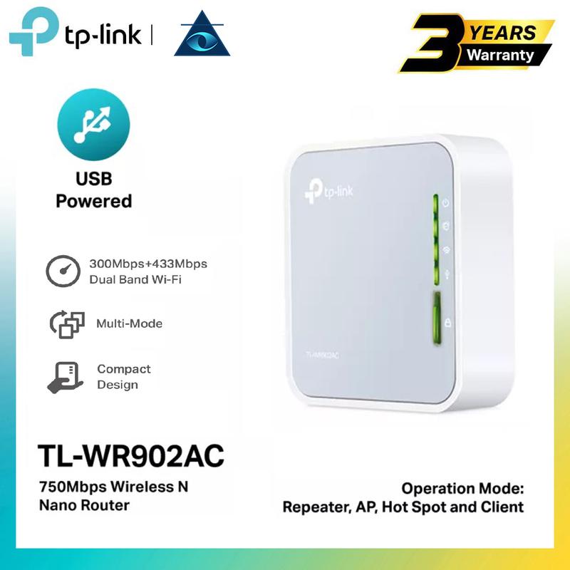 TP-Link TL-WR902AC AC750 Wireless Travel Router Mini Dual Band - TikTok ...