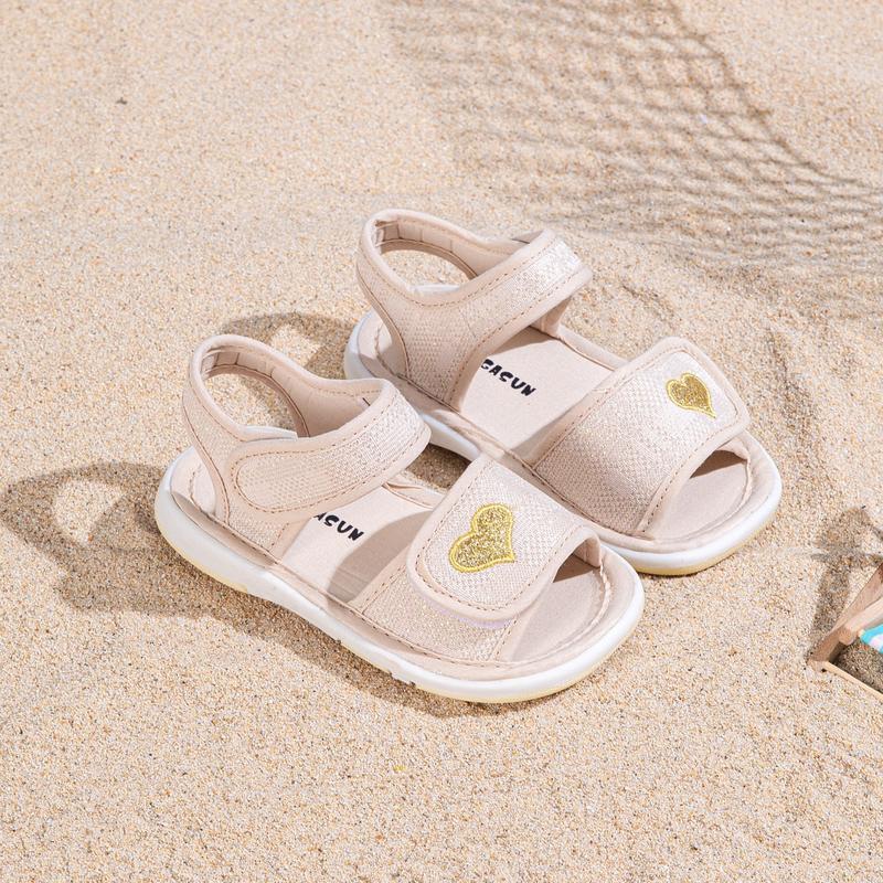 Baby Squeaky Shoes 1-3 Years Old Baby Sandals Summer Female Children's ...