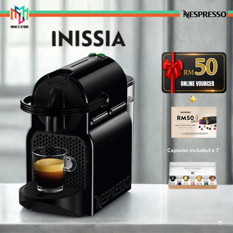 Nespresso D40-ME-BK-NE4 Inissia Fully Automatic Capsule Espresso ...