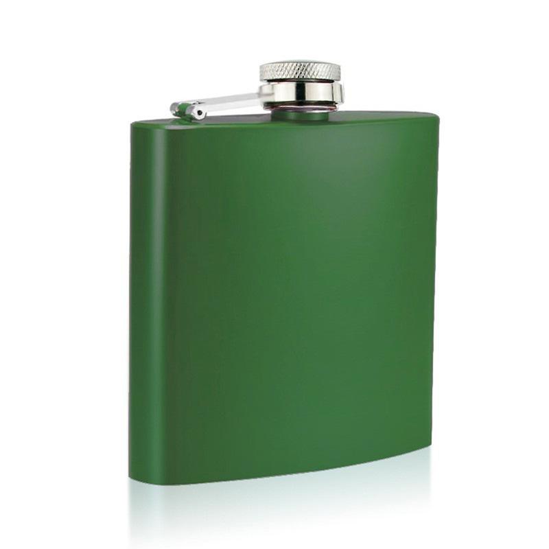 6oz Stainless Steel Hip Flask Wine Whisky Pot Bottle Hip Flasks Drinker ...