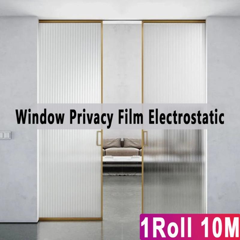 【1roll 10m 】Glass Privacy Window Film 3D Decorative Static Cling ...