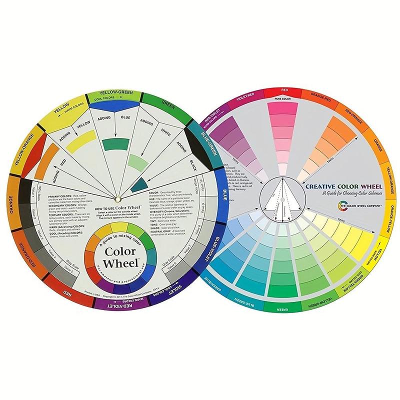 3 Layers Color Wheel, 1 Count Paint Mixing Learning Guide Fo - TikTok Shop