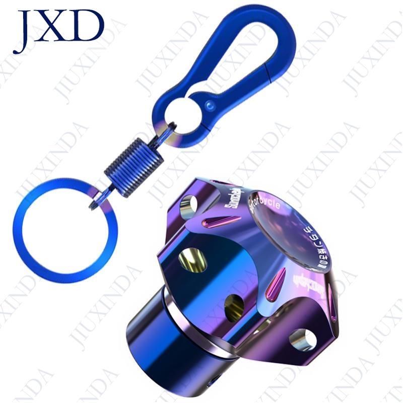 Universal Motorcycle CNC Key Cover Hexagon Burned Titanium Key - TikTok ...