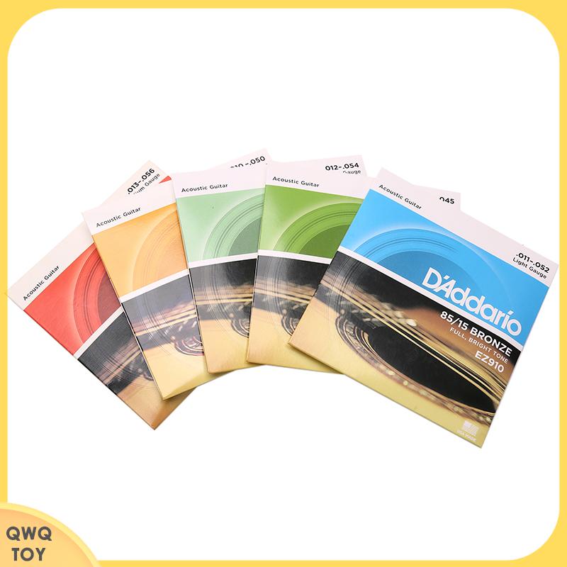 Tali Gitar Akustik, Satu Set 6 Tali, Bahan Gangsa EZ890 - EZ930 ...