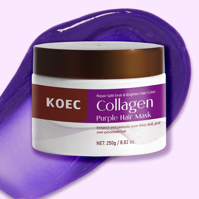KOEC Collagen Purple Jar Hair Mask,Professionally Neutralize - TikTok Shop
