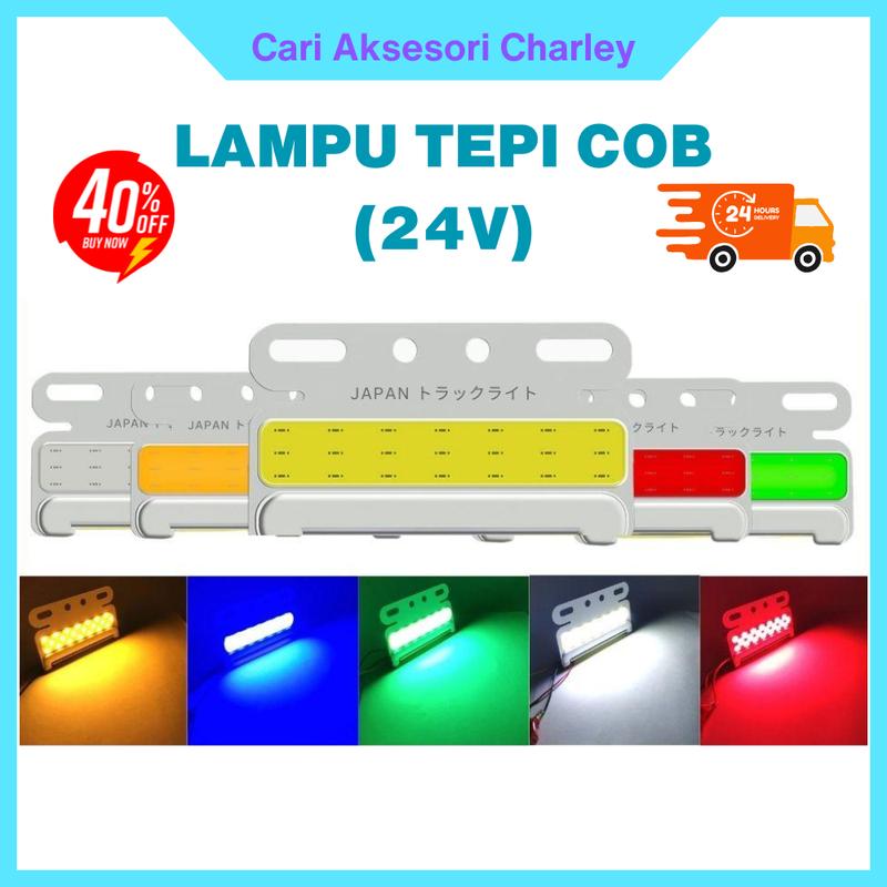 Aksesori Lori LAMPU TEPI COB 24V PENANDA SISI COB SIDE MARKE - TikTok ...