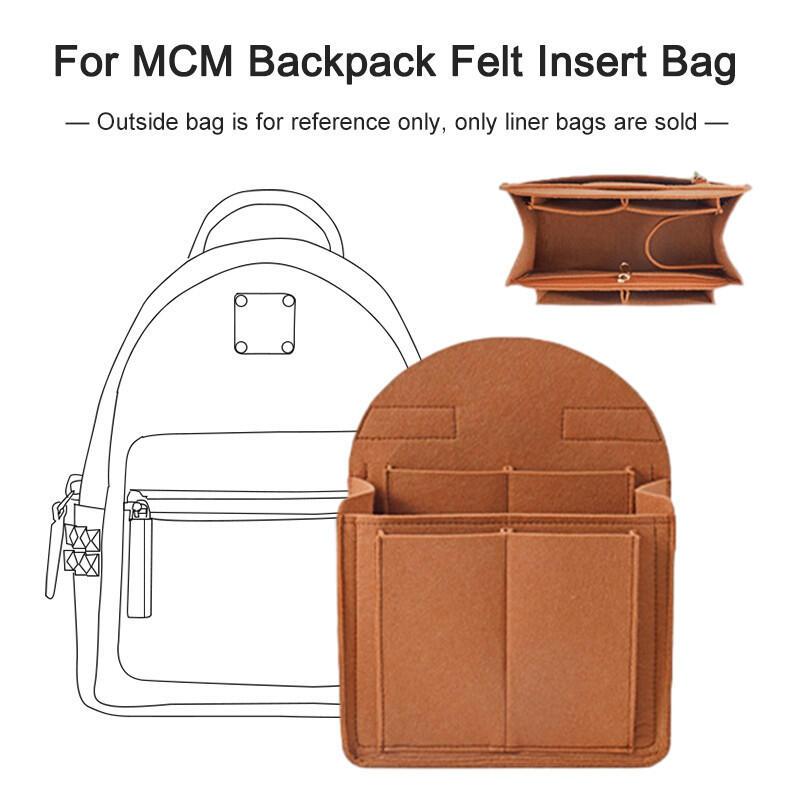 Felt Insert Organizer Fit for MCM Backpack Shaper Shopper Travel ...