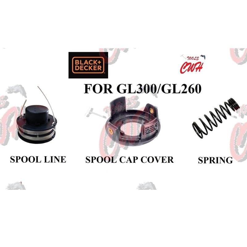 BLACK AND DECKER GRASS TRIMMER GL260 GL300 REPLACEMENT SPARE PART ...
