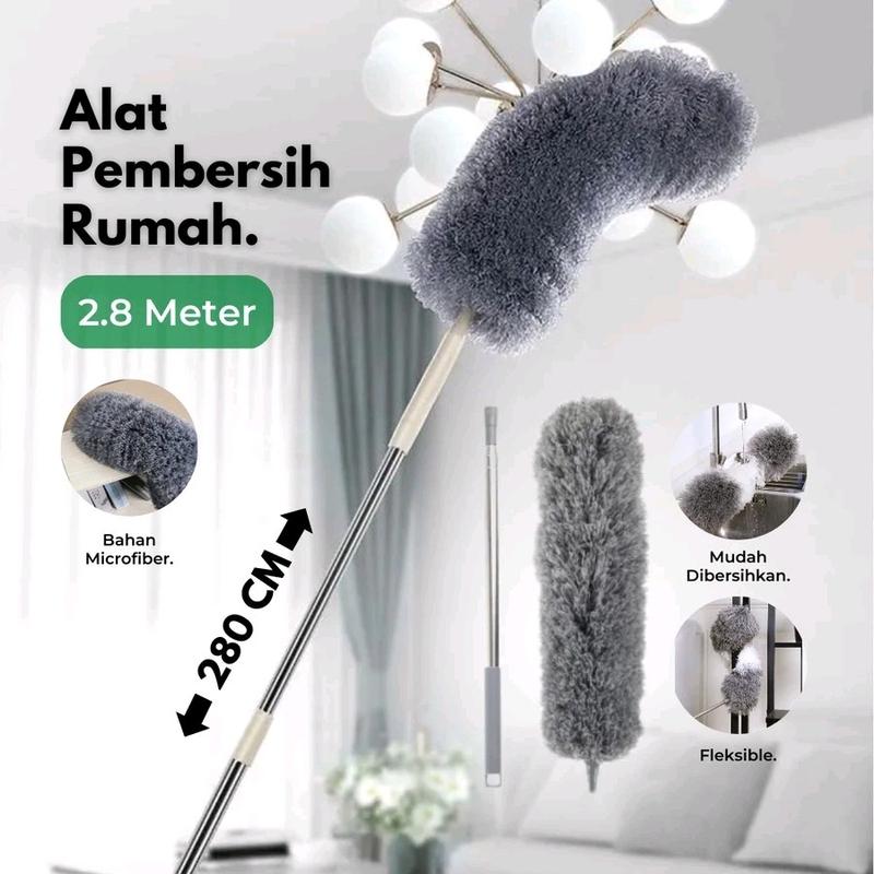 Kemoceng Teleskopik Microfiber Stainless 280cm - Panjang & Pendek ...