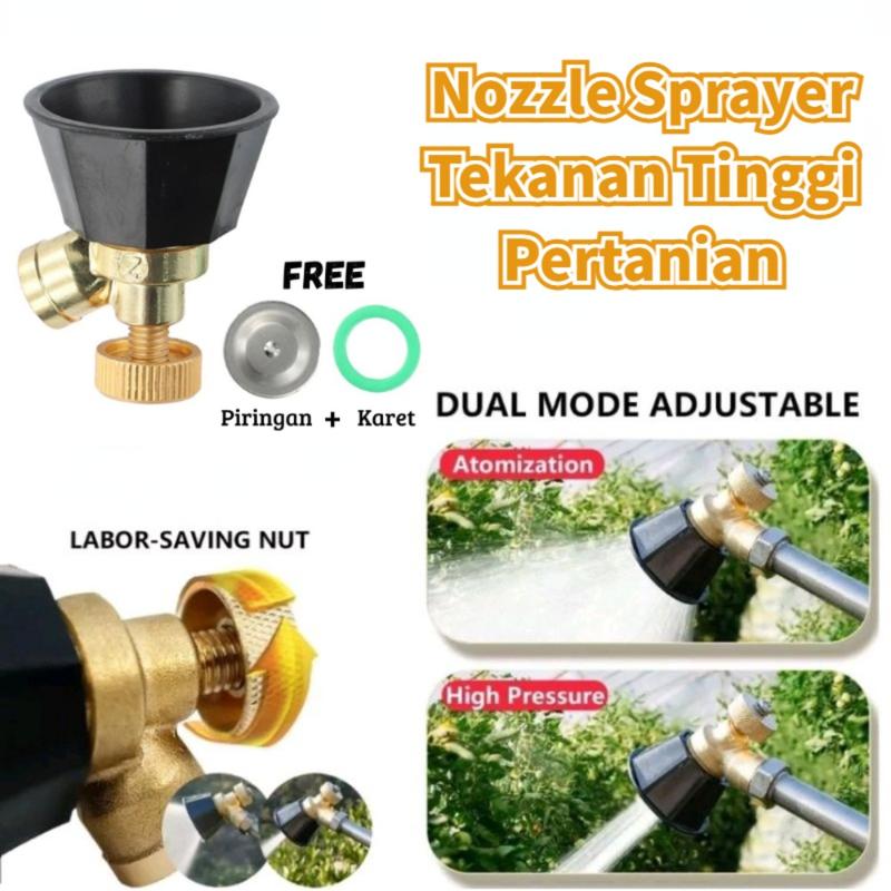 Nozzle Sprayer Tekanan Tinggi Pertanian/Nozzle Sprayer Elektrik - Shop ...