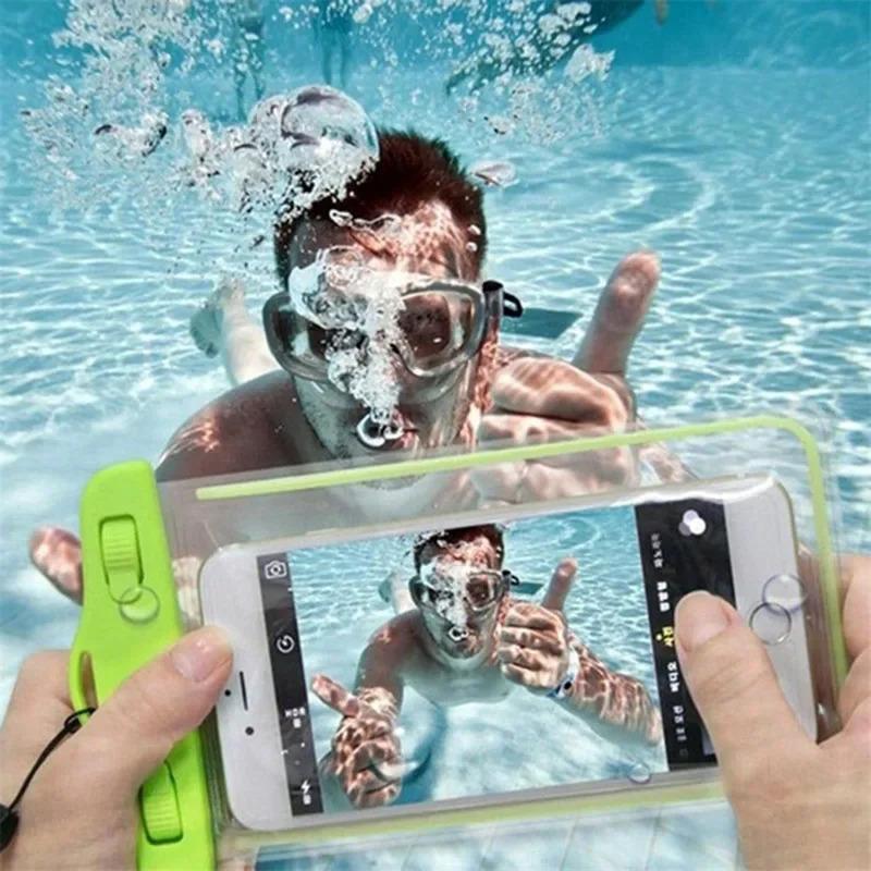 Waterproof Phone Pouch Drift Diving Swimming Bag Underwater Dry ...