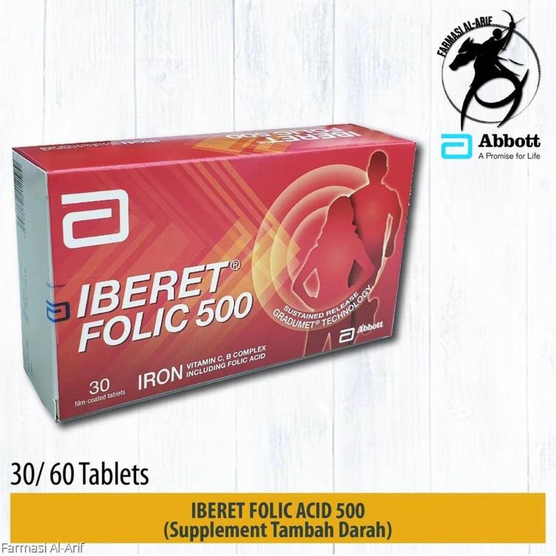 Iberet Folic Acid 500 (Supplement Tambah Darah) - TikTok Shop Malaysia