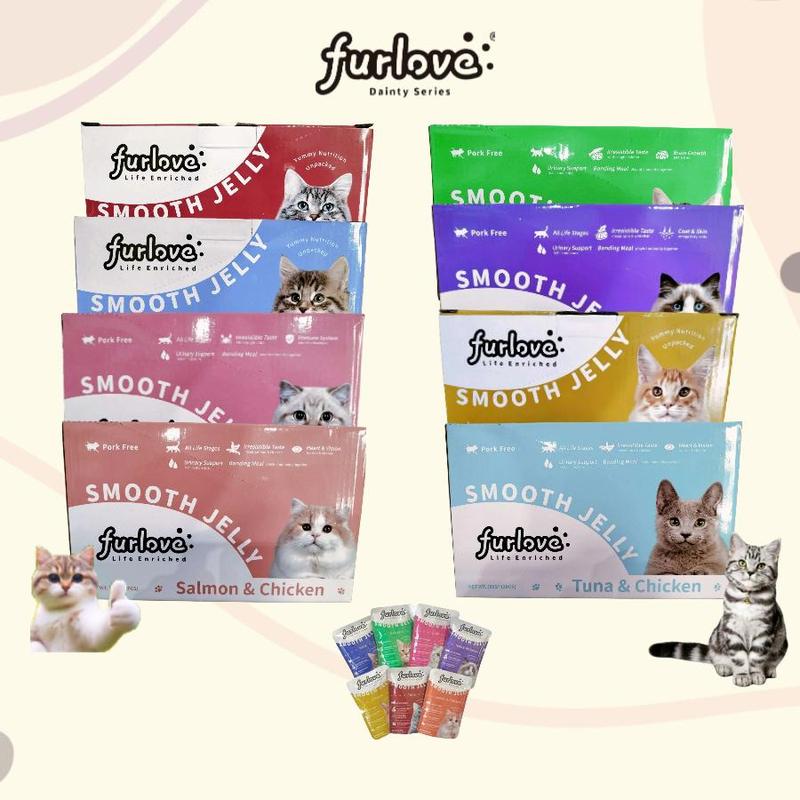 FURLOVE Pouch Box 80g*12pcs Cat Wet Food Real Meat Delish Chicken ...