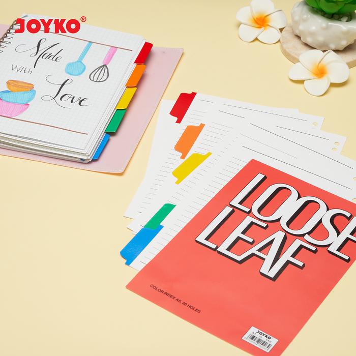 Jual Joyko Loose Leaf Divider A5 B5 / Pembatas Binder Halaman Buku ...