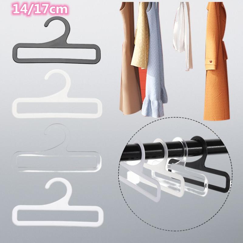 10 PCS Thicken Plastic 14cm/17cm Shawl Hanger Rectangular Scarf Hanger ...