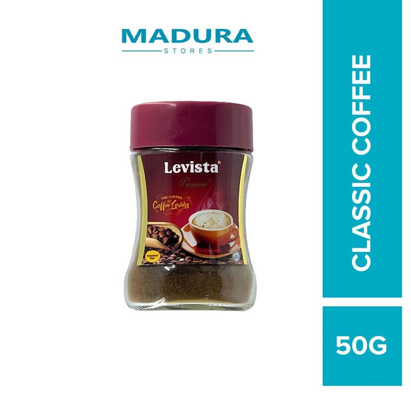 Levista Classic Pure Granulated Coffee 50g - TikTok Shop Malaysia