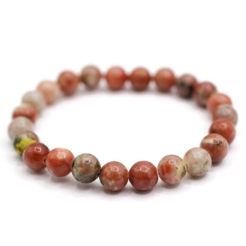 Natural Crystal Plum Blossom Jade Bracelet Gelang Rantai Tangan ...