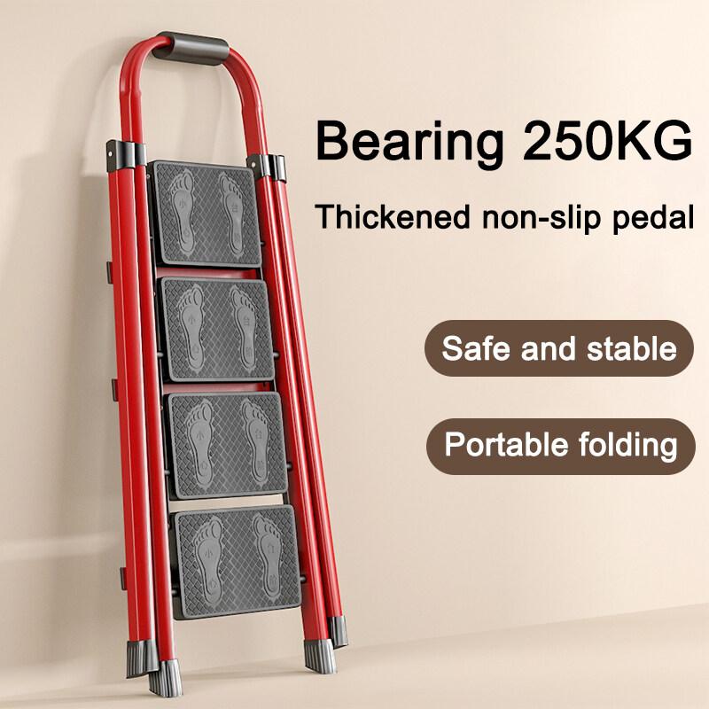 SG READYLadder Foldable Step Ladder Thickened Non-slip Wide Pedal ...