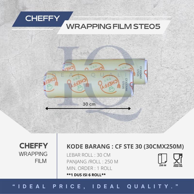Plastik wrapping CHEFFY STE05 Uk 30cm x 250m - Shop | Tokopedia