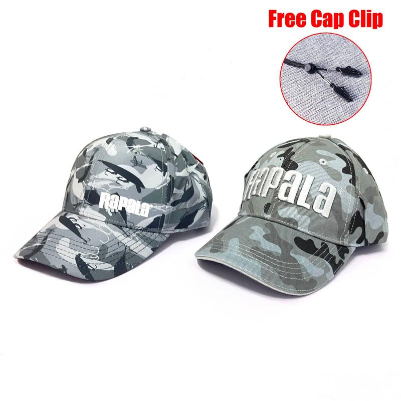 Rapala Camouflage Mesh Cap Fishing Cap Free Cap Clip - TikTok Shop Malaysia