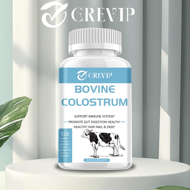 GREVIP-Colostrum Capsules-Contains milk protein, Omega-3, probiotics ...