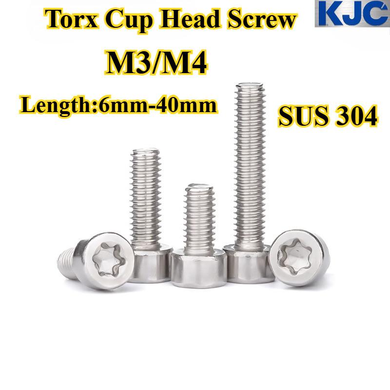 Skru Kepala Cawan Torx, SUS304, Bolt Berbentuk Bintang Anti Kecurian ...