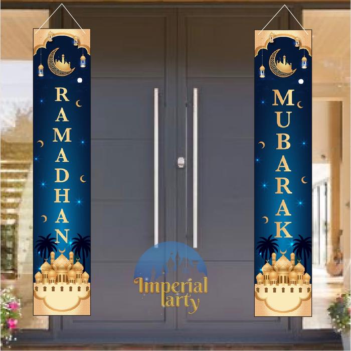 Jual Backdrop Banner Spanduk Happy Ramadhan Eid Mubarak Lebaran Idul ...