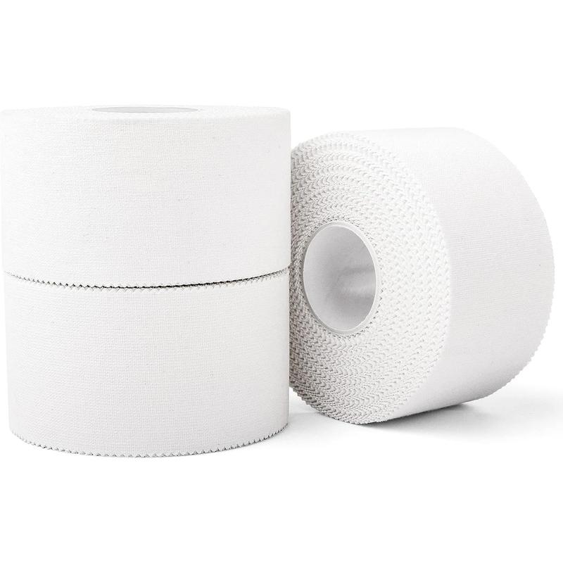 (3 Pack) White Athletic Sports Tape,Very Strong Easy Tear No Sticky ...