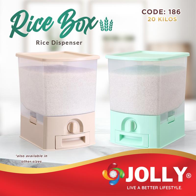 Jolly Plastic Rice Box - Easy To Clean - TikTok Shop Philippines