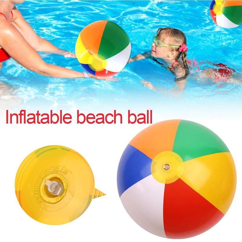 1pcs PVC Beach Ball 6-color Inflatable Water Ball Swimming Pool ...