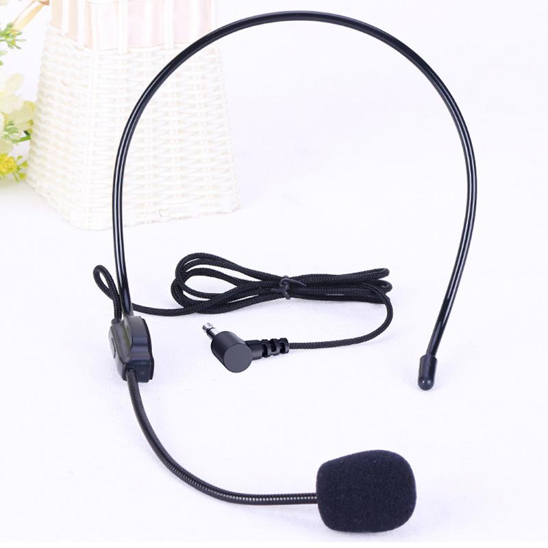 Headwear Wired Microphone Teacher Teaching Guide Small Bee Loudspeaker ...