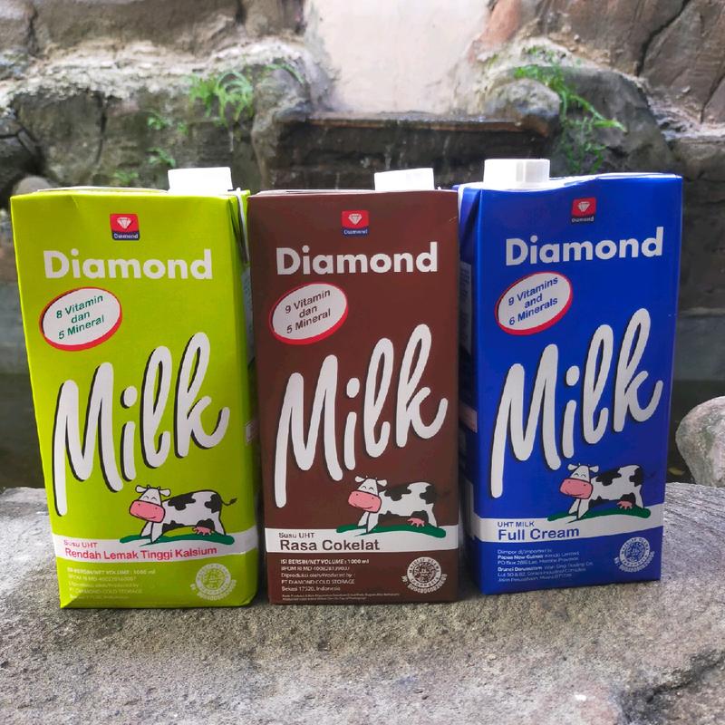 susu diamond UHT 1 liter 1L 1000ml - Shop | Tokopedia