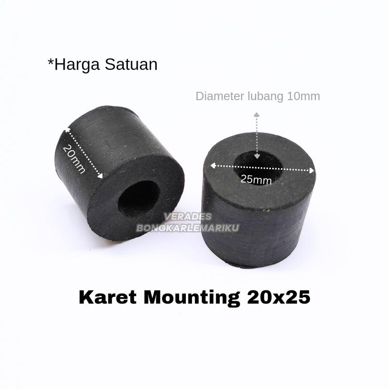 Karet Mounting 20x25 mm / Karet Dudukan Mesin - Shop | Tokopedia