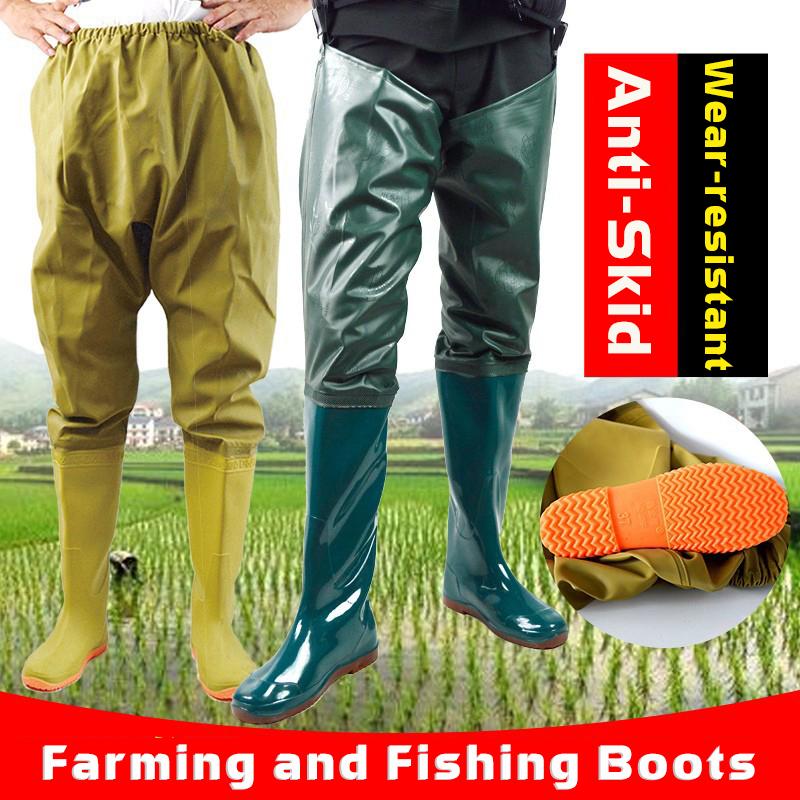 Rain Boots Heavy Duty Waterproof Overalls Coveralls Farming Pants ...