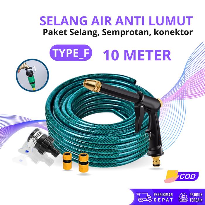 Jual SATU SET DISKON SEMPROTAN SELANG TANAMAN AIR ANTI LUMUT 10 METER 1 ...
