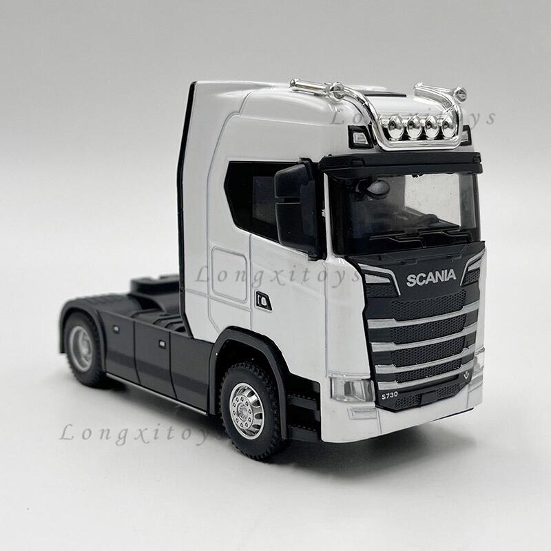 Mainan Model Lori Logam Diecast, 1 Set, Traktor Treler Separ - TikTok ...