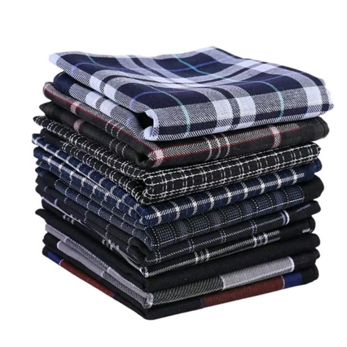6 pcs or 12 pcs Handkerchief for Unisex Striped panyo square - TikTok ...