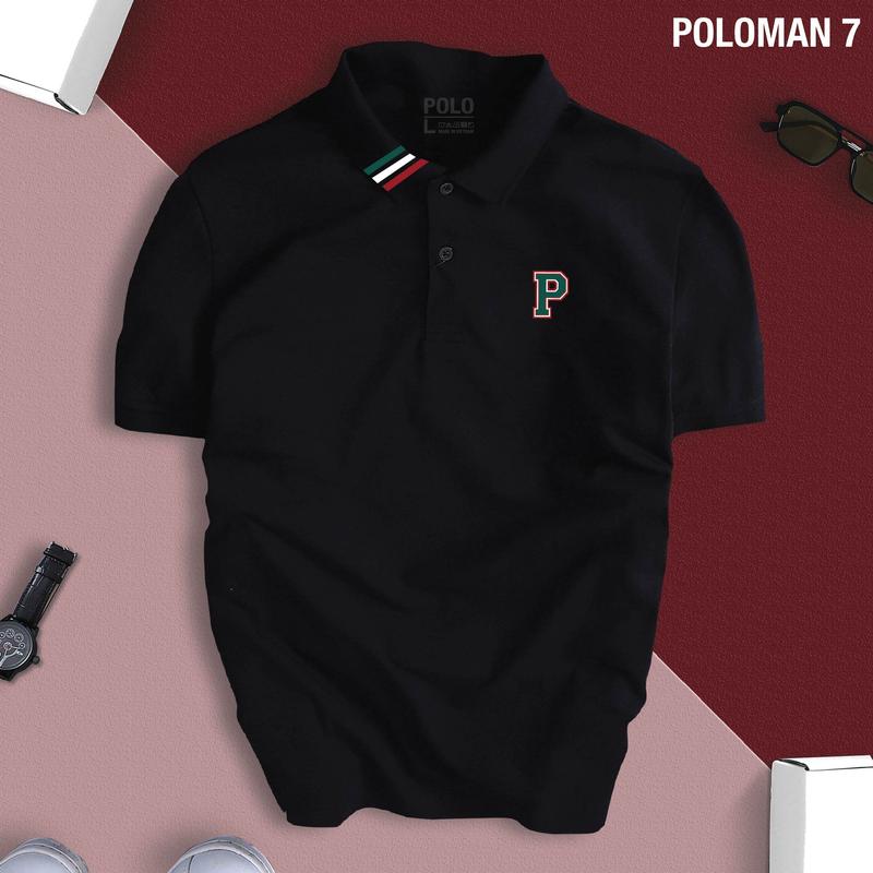 Áo phông POLOMAN 7 cổ bẻ BASIC CVC vải cá sấu sang trọng, lịch - TikTok ...