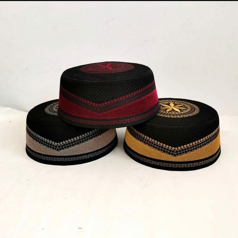 New Men's Handcrafted Embroidered Hard Shell Hat Flat Top 2024 - TikTok ...