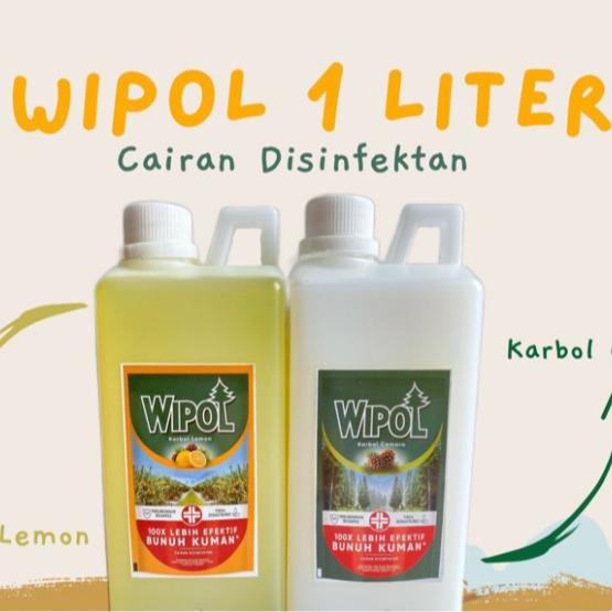 Wipol Karbol Sabun Pembersih Lantai Cair 1 Liter Wangi Pinus/Cemara ...