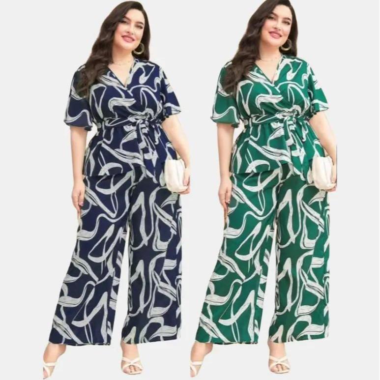 Kelly PH Plus Size Women Casual Short Sleeve Surplice V-Neck - TikTok ...