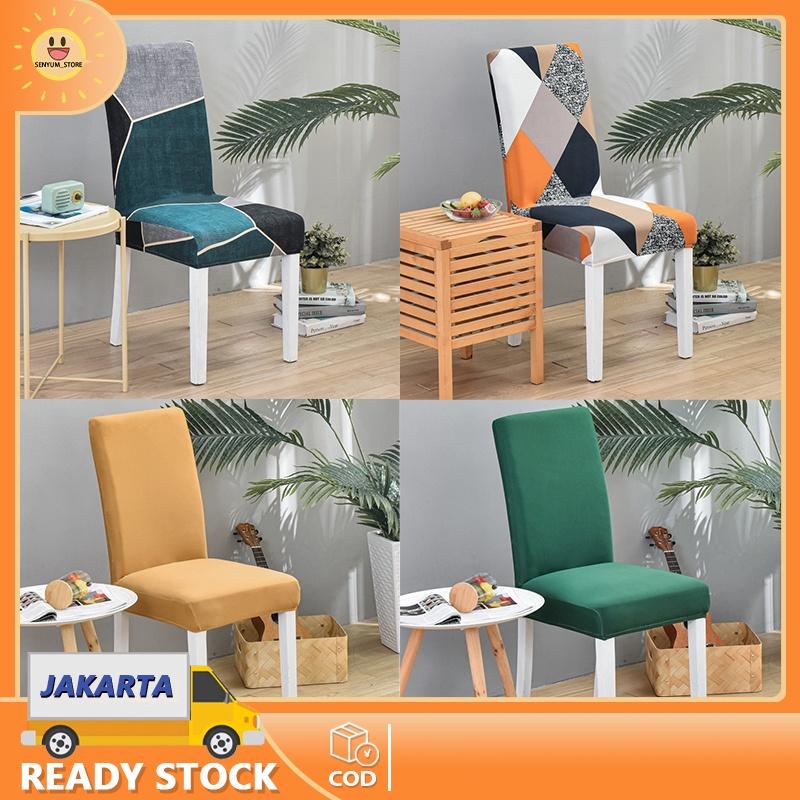 ORIGINAL Cover Kursi Bangku Elastis Pattern Menarik Sarung Kursi - Shop ...