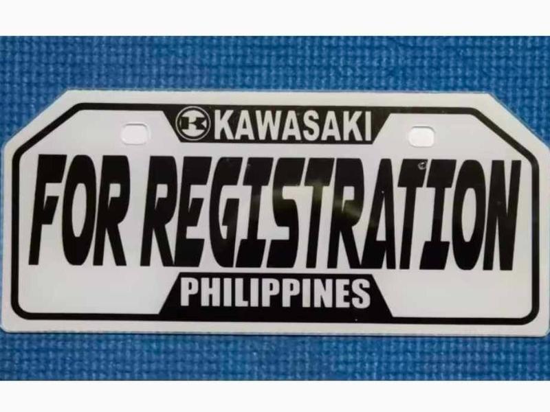 Kawasaki Philippines Acrylic License Plate - TikTok Shop Philippines