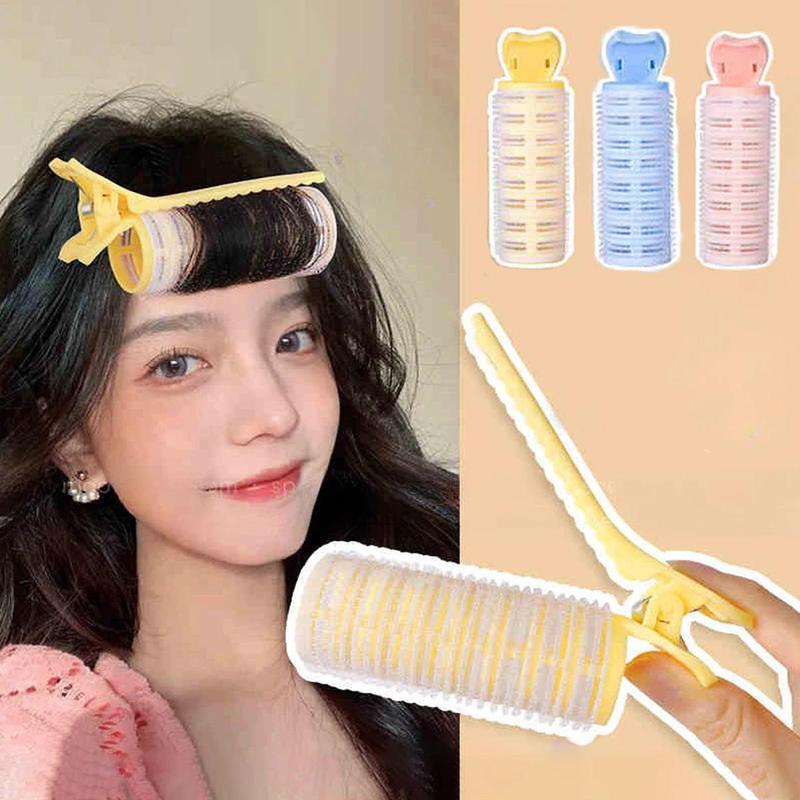 Lazy Self-Grip Hair Roller No Heat Hair Fluffy Air Bangs Plastic ...