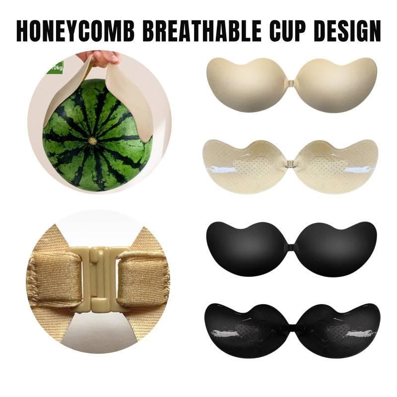 Silicone Invisible Bra For Women Non-slip Milk Paste Gather Put ...