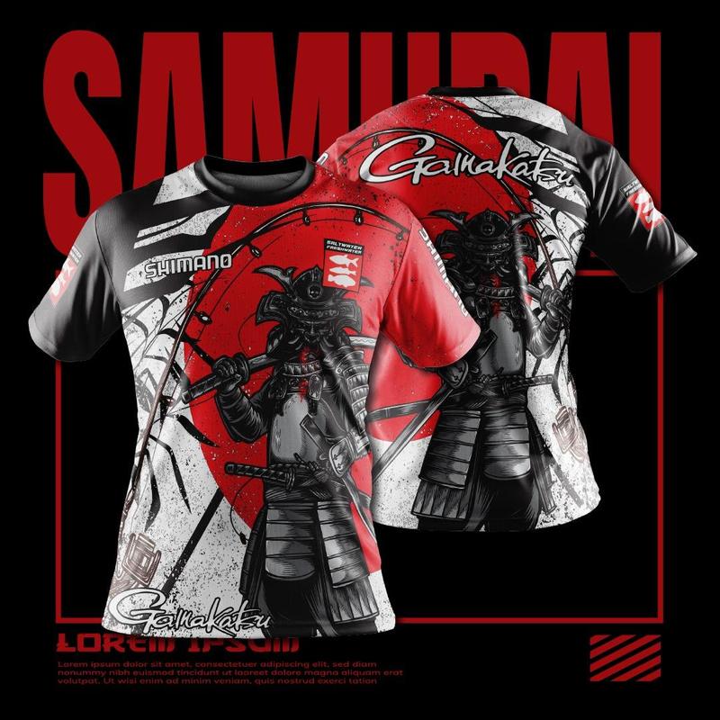 [BUY3 FREE1] SAMURAI MERAH - BAJU MEMANCING - TikTok Shop Malaysia