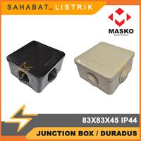 Jual DURADUS / JUNCTION BOX MASKO WARNA CREAM - HITAM 83X83 105X105 ...