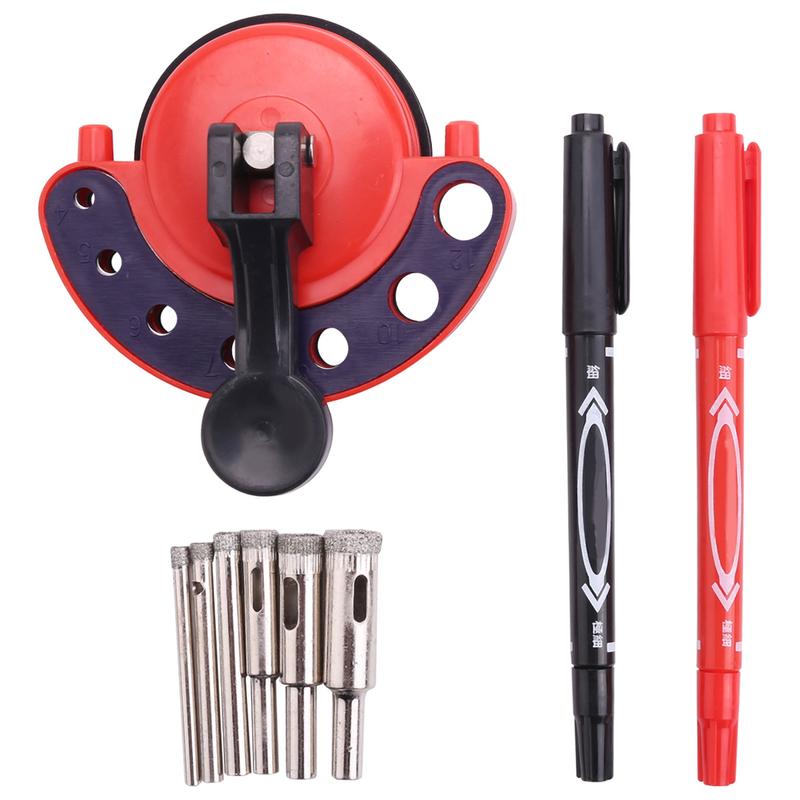 Hole Saw Guide Jig Fixture Hole Saw Vacuum Suction Base with - TikTok ...