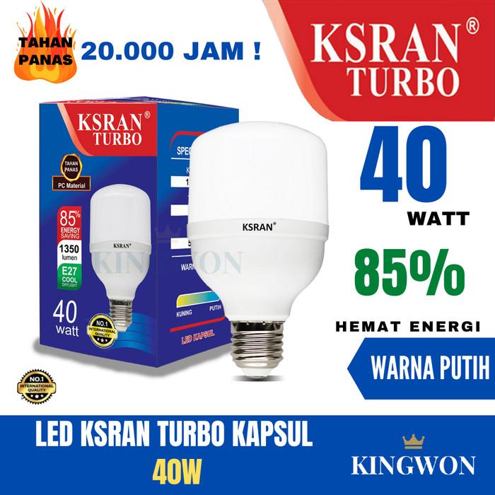 Jual KSRAN Lampu LED 40 Watt TURBO KAPSUL Putih Hemat Energi Tahan ...