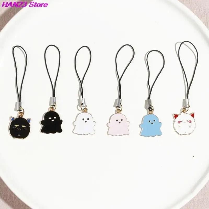 New Ghost Mobile Phone Charms Devil Metal Phone Rope Key Chain - TikTok ...